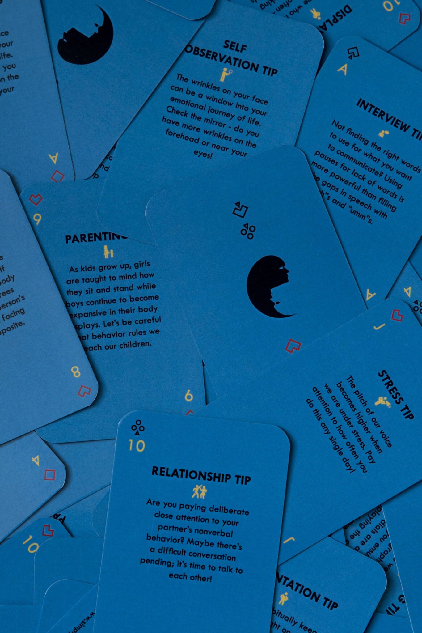 Body Language Tips Cards | Improve Communication Skills